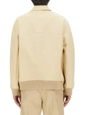 LANVIN Buttoned Oversize Jacket - Beige