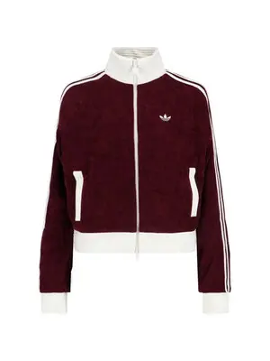 Adidas Velour Track Jacket - Red