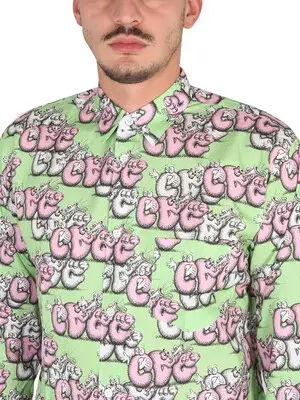 Comme Des Garçons Shirt With Print X Kaws