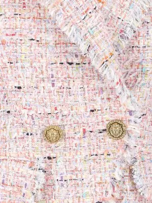 Balmain Textured Tweed Jacket - Multi