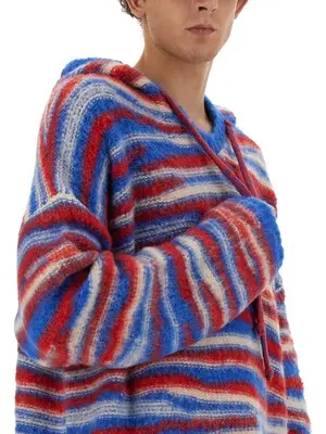ERL Hooded Shirt - Multicolour