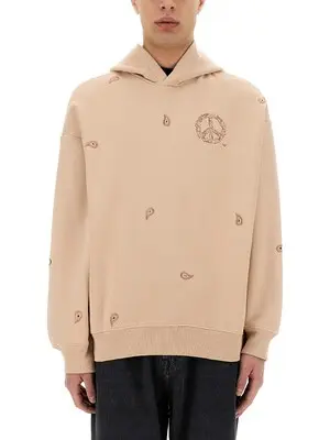 Emporio Armani Embroidered Cotton Sweatshirt