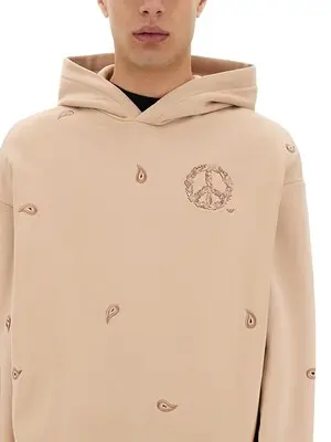 Emporio Armani Embroidered Cotton Sweatshirt