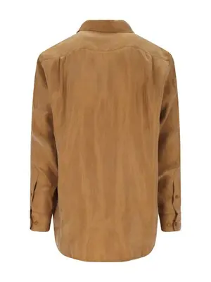 VIVIENNE WESTWOOD Suede Effect Shirt