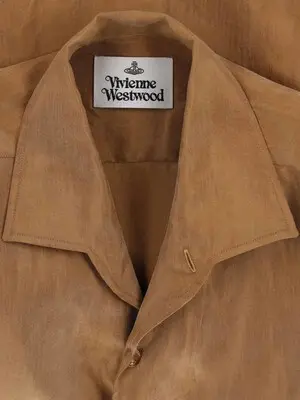 VIVIENNE WESTWOOD Suede Effect Shirt