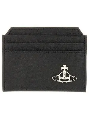 VIVIENNE WESTWOOD Slim Card Holder - Black