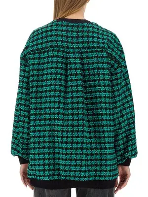 MSGM Houndstooth Tweed Jacket