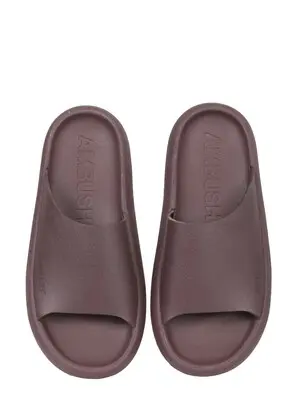 AMBUSH Rubber Slide Sandals - Brown