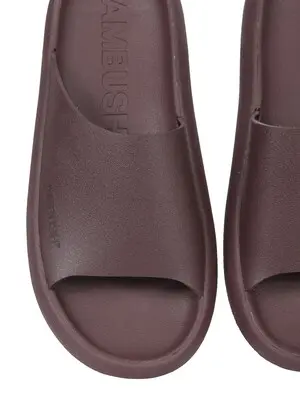 AMBUSH Rubber Slide Sandals - Brown