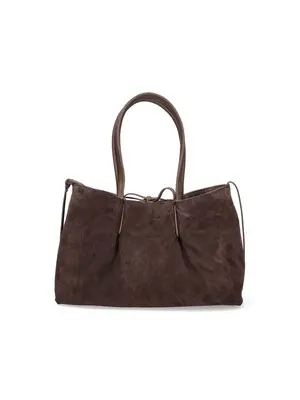 Bottega Veneta Medium Reversible "pinacoteca" Bag - Brown