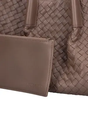 Bottega Veneta Medium Reversible "pinacoteca" Bag - Brown