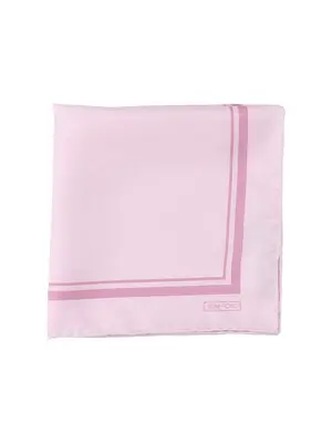 FINAMORE 1925 Cotton Pocket Square - Pink