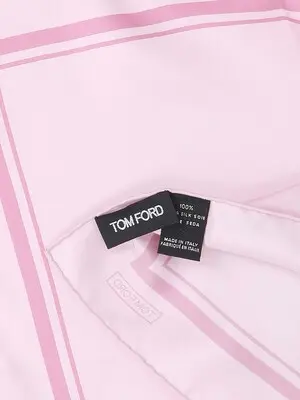 FINAMORE 1925 Cotton Pocket Square - Pink