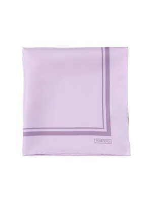 FINAMORE 1925 Cotton Pocket Square Purple