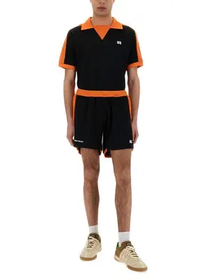 WALES BONNER Jersey Shorts - Black