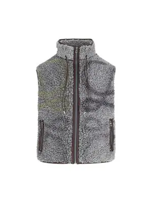 Loewe Anagram Wool Vest - Gray