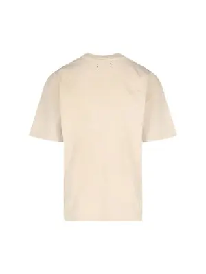 Amiri Pegasus" Logo T-shirt - Cream