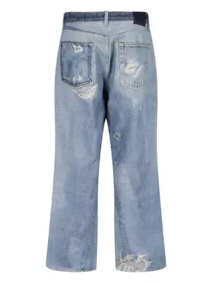 Our Legacy Digital Print" Wide Leg Jeans