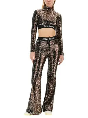 Palm Angels Flare Fit Trousers - Multicolour