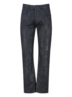 MAISON MARGIELA Waxed Straight Leg Jeans