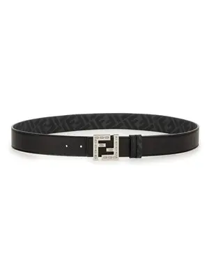 Fendi Squared Ff Reversible Belt