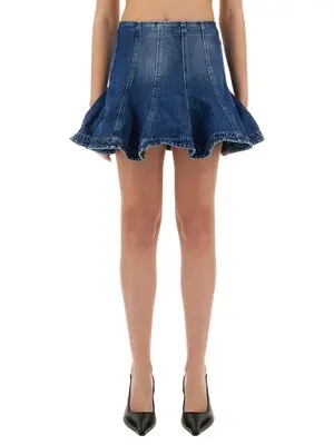 MSGM Mini Skirt - Denim