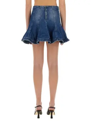 MSGM Mini Skirt - Denim