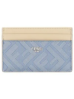 Fendi Shadow" Card Holder - Azure