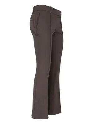 Marni Virgin Wool Bootcut Trousers - Brown