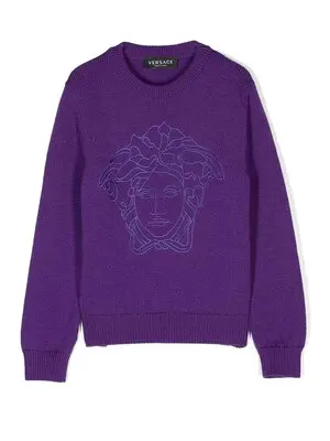 Versace Medusa Choker Pullover