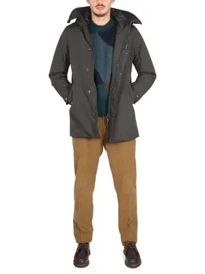 MOORER Hooded Jacket - Grey