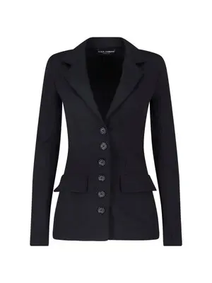 Tagliatore Single-breasted Virgin Wool Blazer - Black