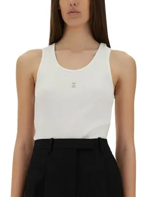 Givenchy Cotton Tank Top - White