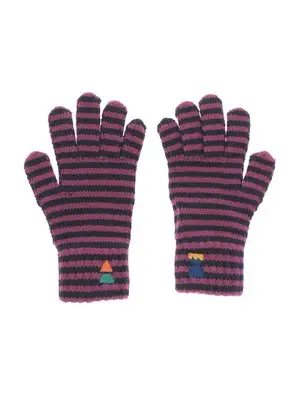 BOBO CHOSES Striped Knitted Gloves - Multicolour
