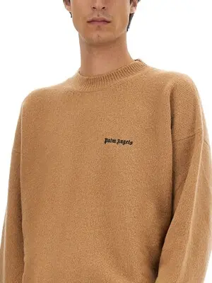 Palm Angels Regular Fit Jersey With Logo - Multicolour