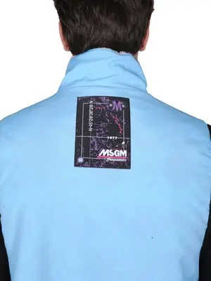 MSGM Fleece Sherpa Vest - Multicolour