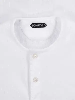 TOM FORD Henley' T-shirt - White