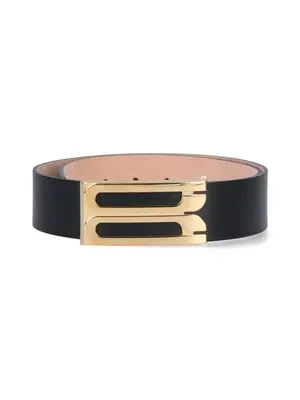 Victoria Beckham Jumbo Frame Belt - Black