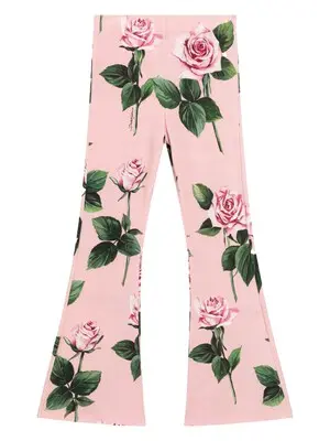 Dolce & Gabbana Floral Print Pants - Multicolour
