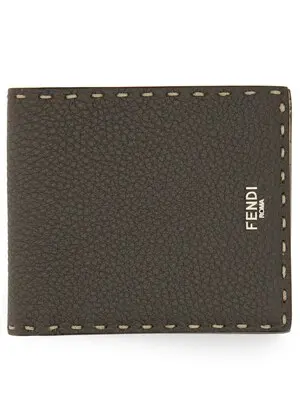 Fendi Bi-fold Wallet "saddlery - Brown