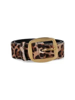 DOLCE & GABBANA Animalier Printed Belt