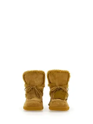 Burberry Highland 90 Mules - Beige