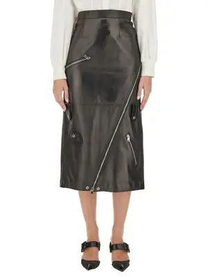 Alexander Mcqueen Leather Bottoms For Women
