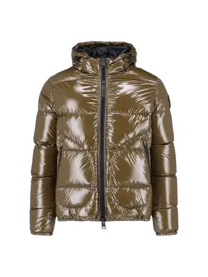 Herno Gloss Zip Down Jacket - Green