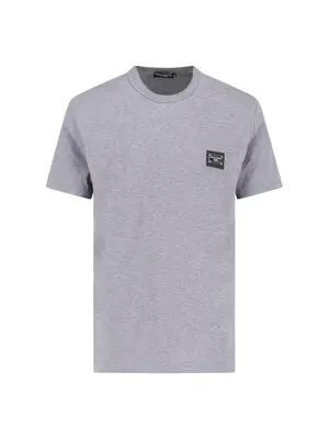 Dolce & Gabbana Logo T-shirt With Plaque