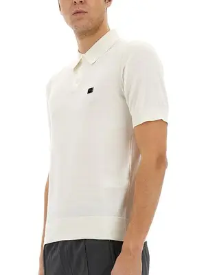 Dolce & Gabbana Polo With Logo - White