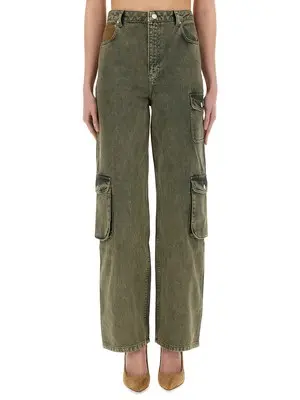 Moschino Jeans Cargo Bottoms For Women