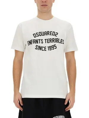 Dsquared2 Logo Print T-shirt - White