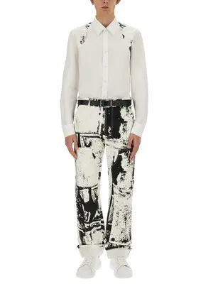 Alexander McQueen Workwear Jeans With Print