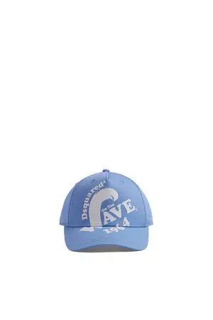 Dsquared2 Printed Baseball Cap - Baby Blue